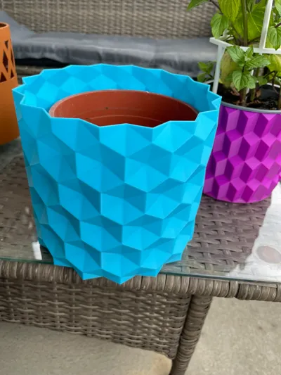 Inverted Hexagonal Plant pot Planter - Vase mode by SASSy Design ...