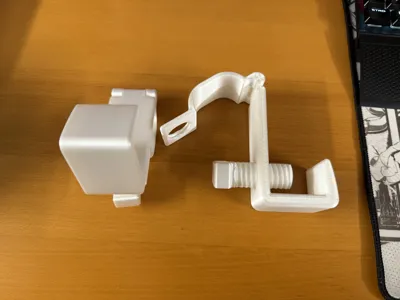 Under-Desk Cable Holder | Clamp by Matthew Ghost MakerWorld: Download ...