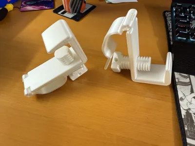 Under-Desk Cable Holder | Clamp by Matthew Ghost MakerWorld: Download ...