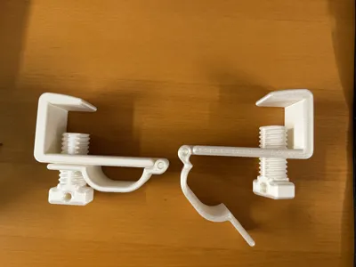 Under-Desk Cable Holder | Clamp by Matthew Ghost MakerWorld: Download ...