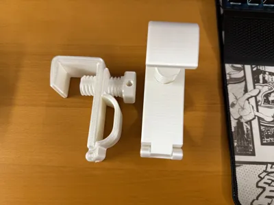 Under-Desk Cable Holder | Clamp by Matthew Ghost MakerWorld: Download ...