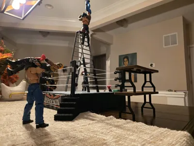 WWE Steel Stairs - Free 3D Print Model - MakerWorld