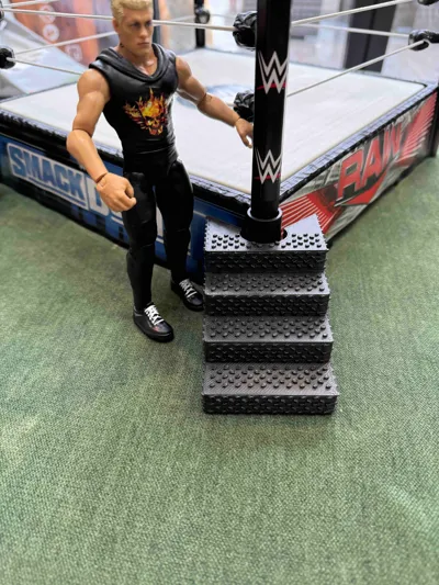 WWE Steel Stairs - Free 3D Print Model - MakerWorld