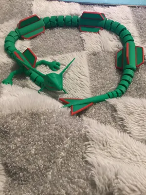 Rayquaza - Legendary Dragon / Flying type Pokémon Remixed by Man of ...