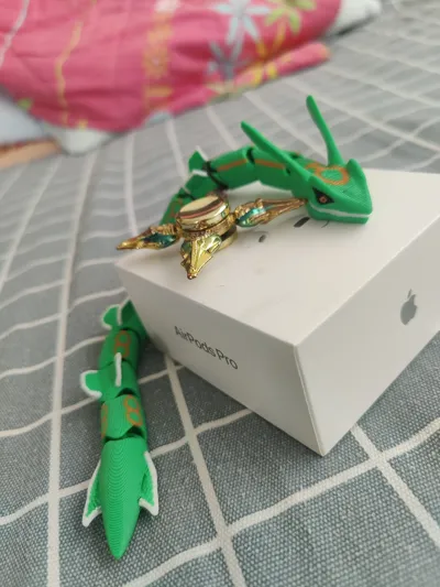 Rayquaza - Legendary Dragon / Flying type Pokémon Remixed by Man of ...