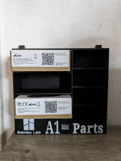large storage parts box for A1 mini by Big-Daddy - MakerWorld