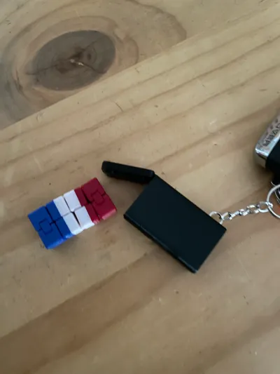 Mini Fidget Infinity Cube With Keychain Case by Whippi3D MakerWorld ...