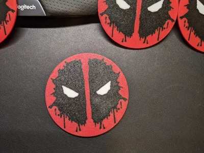 Deadpool Coaster by Crafted Creations MakerWorld: Download Free 3D Models