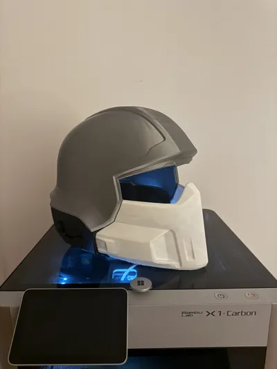 HELLDIVERS B-01 Tactical Helmet for BBL A1 Remixed by P.Etah MakerWorld: Download Free 3D Models