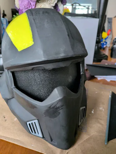 HELLDIVERS B-01 Tactical Helmet for BBL A1 Remixed by P.Etah MakerWorld: Download Free 3D Models