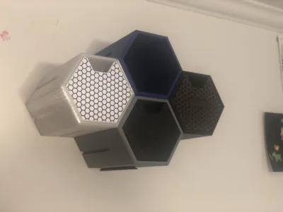 Modular Hex Storage by ByteSlinger MakerWorld: Download Free 3D Models