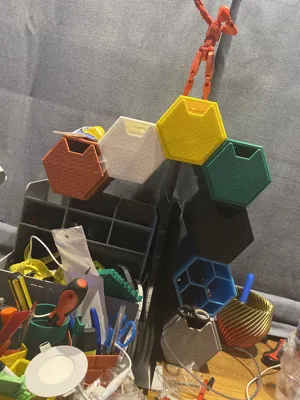 Modular Hex Storage by ByteSlinger MakerWorld: Download Free 3D Models