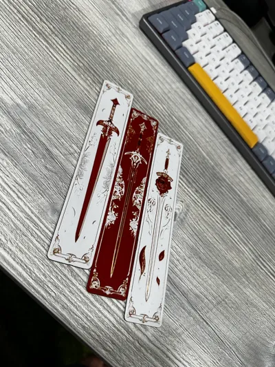 "Blade & Blossom" - Bookmarks Set by C3D MakerWorld: Download Free 3D ...