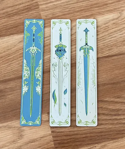 "Blade & Blossom" - Bookmarks Set by C3D MakerWorld: Download Free 3D ...