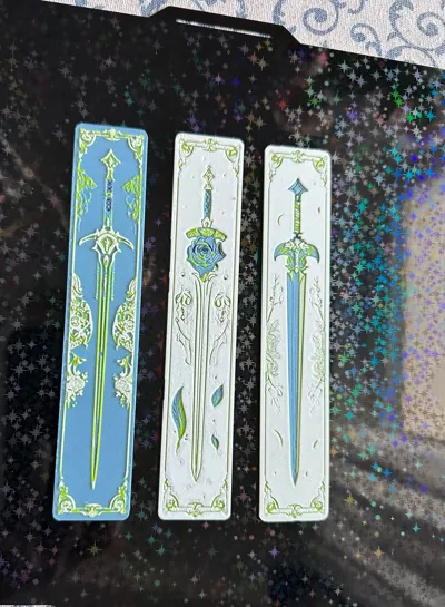 "Blade & Blossom" - Bookmarks Set by C3D MakerWorld: Download Free 3D ...