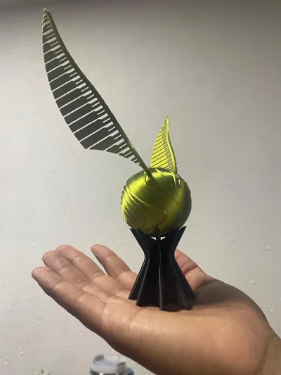 Harry Potter Golden Snitch / Goldener Schnatz - Free 3D Print Model ...