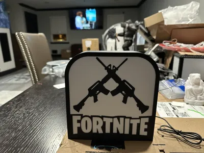 Fortnite LED Light Box by MFDesigns3D - MakerWorld