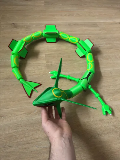 Rayquaza - Articulated - Free 3D Print Model - MakerWorld