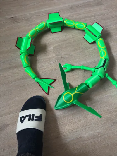 Rayquaza - Articulated - Free 3D Print Model - MakerWorld