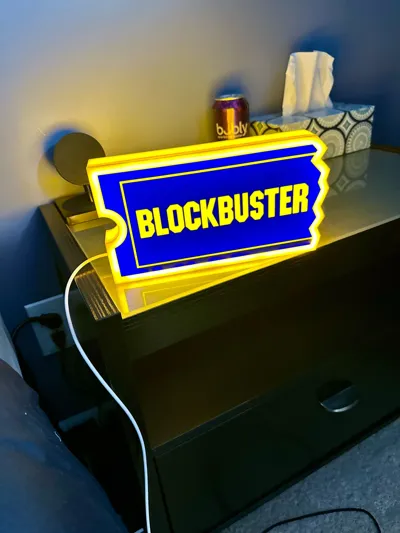 Blockbuster Lightbox by Forg3D Design MakerWorld: Download Free 3D Models