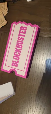 Blockbuster Lightbox by Forg3D Design MakerWorld: Download Free 3D Models