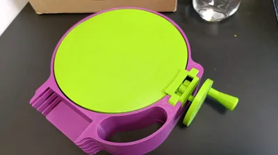 Hand crank turntable / 3D scanner table Remixed by ABDELat MakerWorld ...