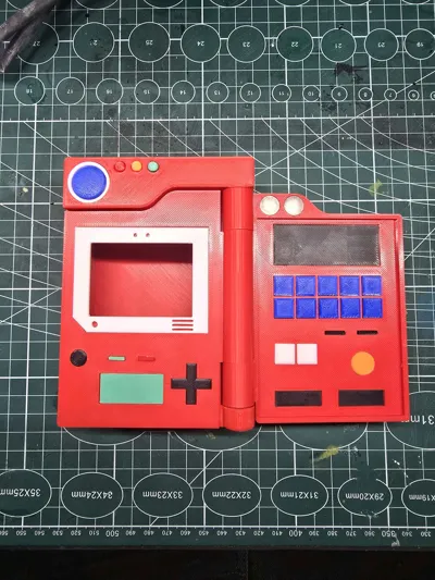 Pokemon Pokedex for 33 OR 66 cards - Free 3D Print Model - MakerWorld