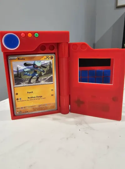Pokemon Pokedex for 33 OR 66 cards - Free 3D Print Model - MakerWorld