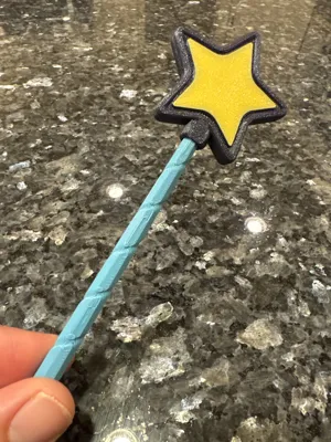 Magic Star Wand with NFC Chip|| Wizarding Universe - Free 3D Print ...