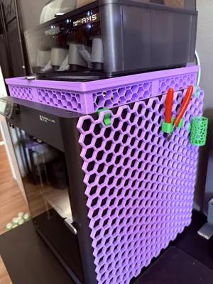 P1S LED Air Vent Glass Riser V2 by ENVY3D MakerWorld: Download Free 3D ...