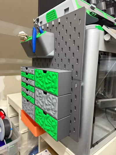 Infinite Skadis for Side of P1S/X1C - Free 3D Print Model - MakerWorld