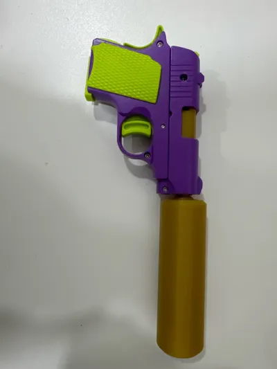 Mini M1911 Fidget Toy Remixed by El Jeffe MakerWorld: Download Free 3D ...