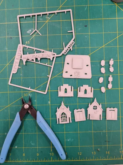 Spooky Mausoleum Kit Card by Nakozen - MakerWorld