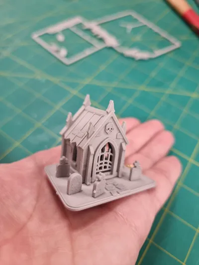 Spooky Mausoleum Kit Card by Nakozen - MakerWorld