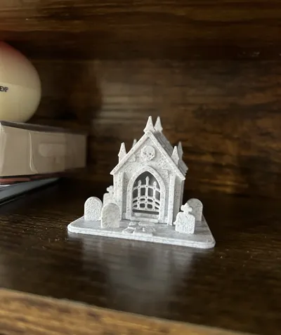 Spooky Mausoleum Kit Card by Nakozen MakerWorld: Download Free 3D Models