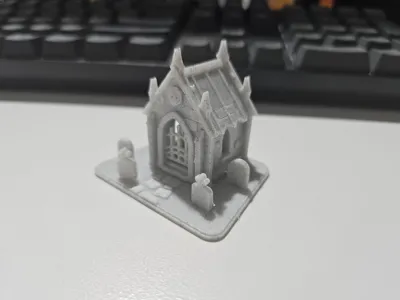 Spooky Mausoleum Kit Card by Nakozen MakerWorld: Download Free 3D Models