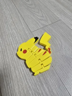 Flexi Pokémon - Pikachu by 3DPrintsMomMakerWorld: Download Free 3D Models