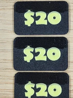 Price Signs with Oval Stands (Dollar & Euro) by 3DMagpie MakerWorld ...