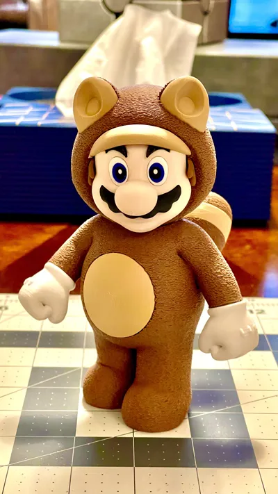 Tanooki Mario Multi Part - Free 3D Print Model - MakerWorld