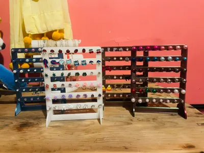 Earring stand by DQ MakerWorld: Download Free 3D Models
