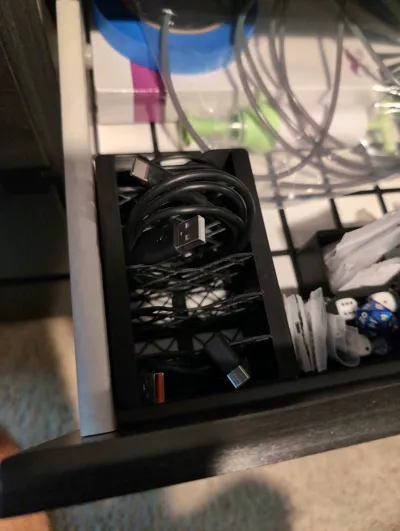 Gridfinity Cable Organizing Boxes by Dead Pixel MakerWorld: Download Free 3D Models