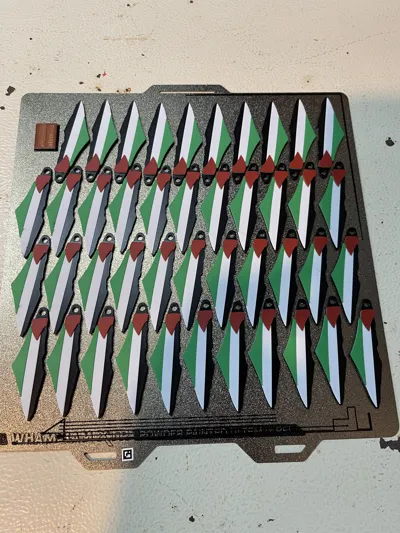 Palestine Keychain by TheBear - MakerWorld