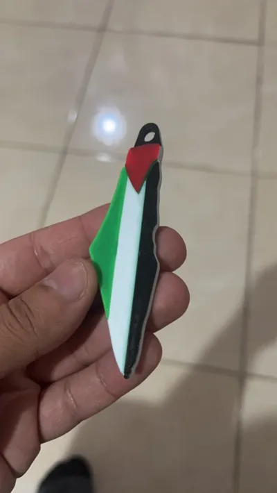 Palestine Keychain by TheBear - MakerWorld