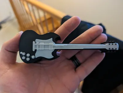 Guitar Pick Holders - Small Guitars easy print by TomoDesigns - MakerWorld