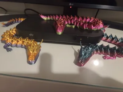 Articulated Dragon by Vixvvo3D MakerWorld: Download Free 3D Models