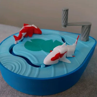 Koi Fish Automaton by JKHE MakerWorld: Download Free 3D Models