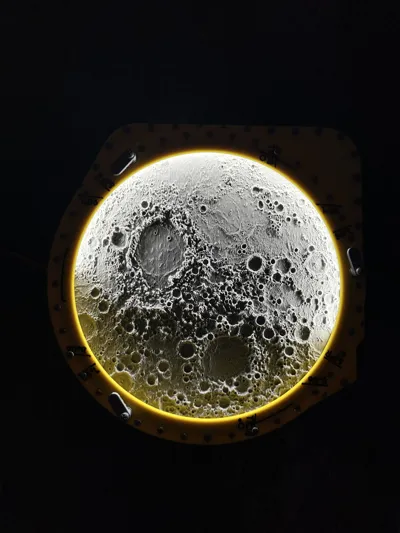 Wall Moon Lamp - Free 3D Print Model - MakerWorld