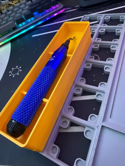 Gridfinity Deburring Tool and Spare Blades Trays - Free 3D Print Model ...