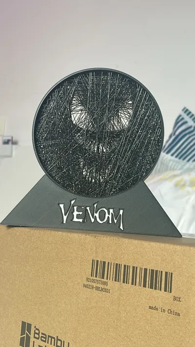 VENOM STRING-ART / MARVEL / COMICS by Sektor 7 Studios MakerWorld ...