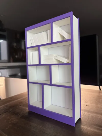Mini Brand Bookshelf - Free 3D Print Model - MakerWorld